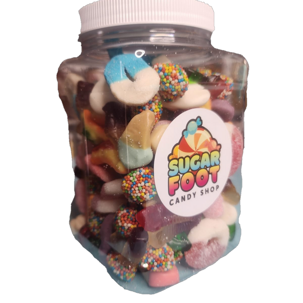 1 & 1/2LB Custom Mix Jar – Sugar Foot Candy Shop